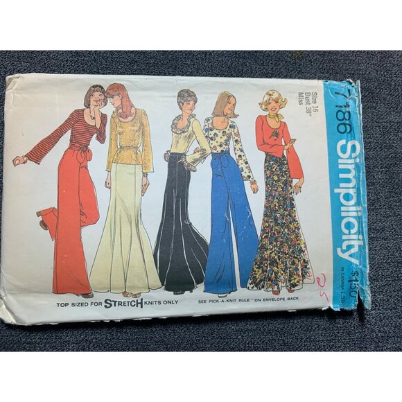 Simplicity | Other | Simplicity Misses Top Skirt Pants Sewing Pattern ...